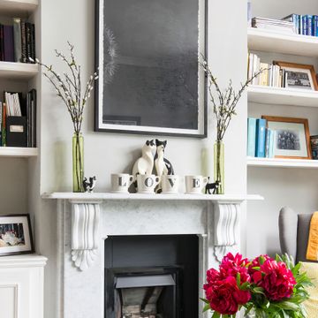 10 ideas for above fireplace decor - how to style up that free space on ...