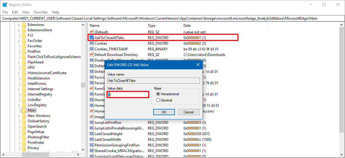 How to bring back the 'close all tabs' warning in Microsoft Edge ...