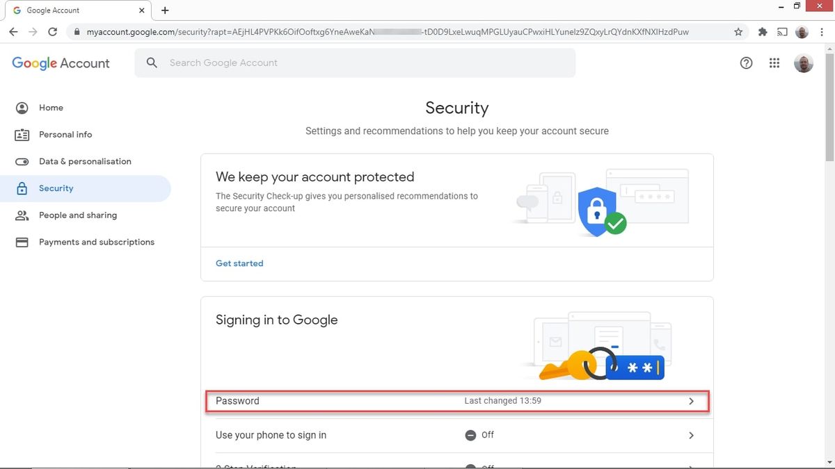How to change your Google password or reset it | TechRadar