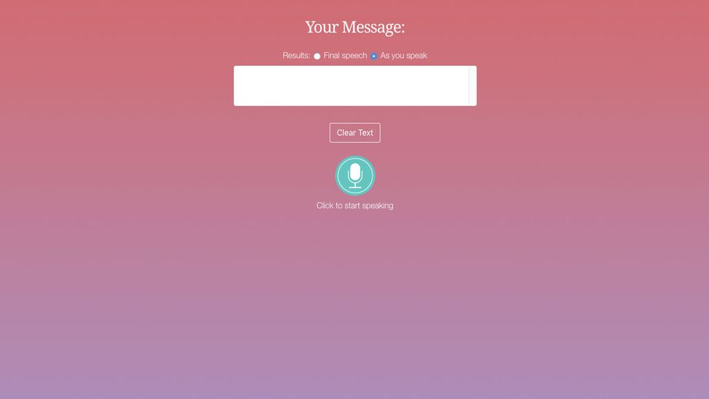Build a voice controlled UI | Creative Bloq