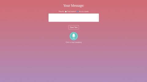 Build a voice controlled UI | Creative Bloq