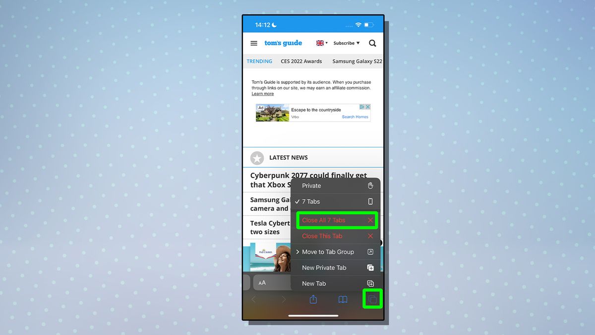How to close all Safari tabs on iPhone | Tom's Guide