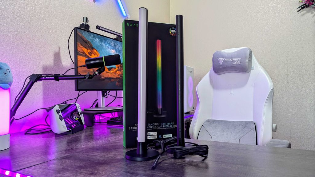 Razer Aether Standing Light Bars review: Not as much value | Windows ...