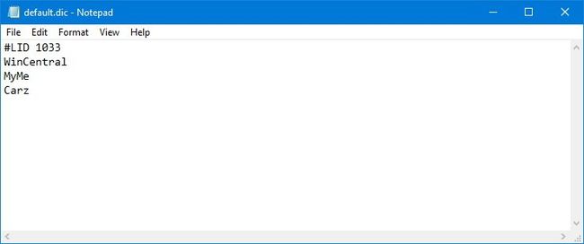 How to edit the custom spell check dictionary on Windows 10 | Windows ...