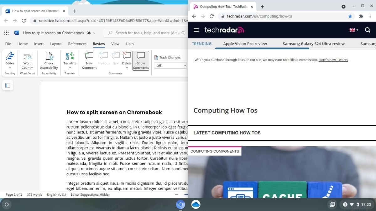 How to use split screen on Chromebook | TechRadar