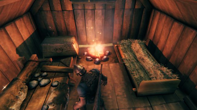 Valheim: How to build a campfire indoors | PC Gamer
