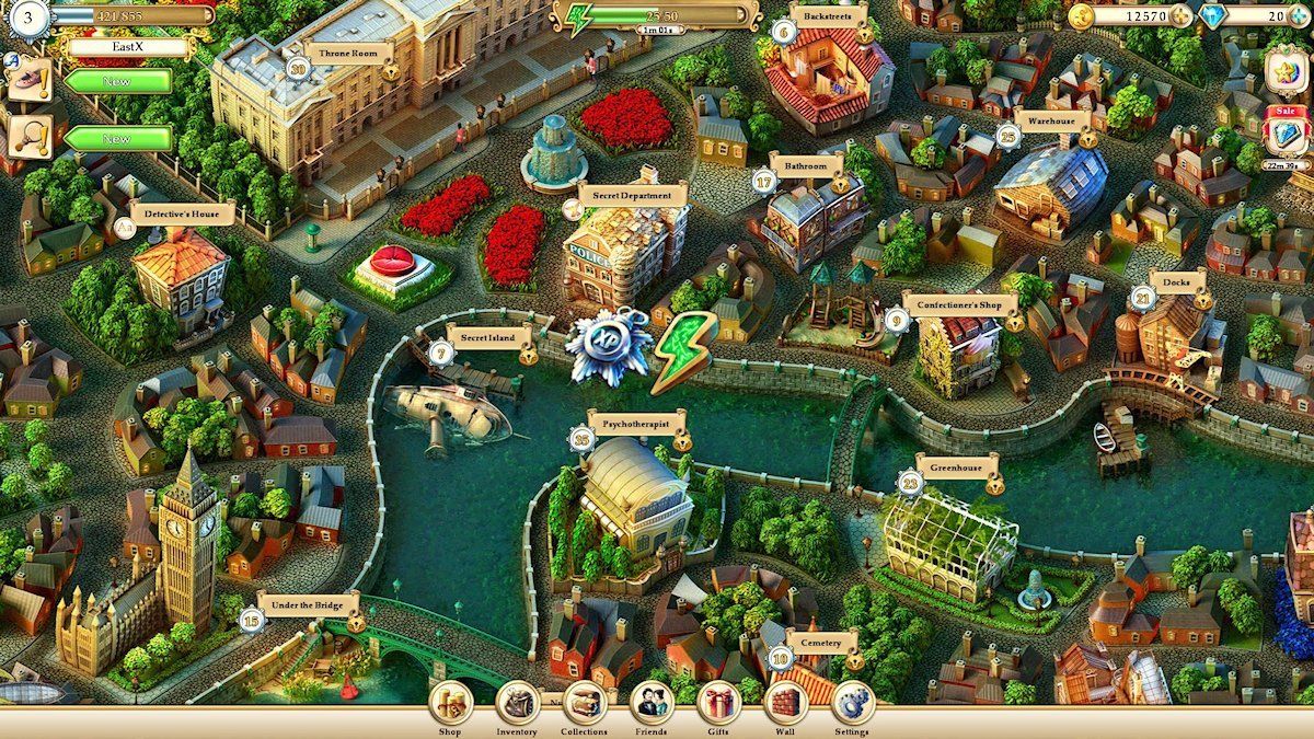 Search for clues in 'Mirrors of Albion,' a free hidden object game for ...