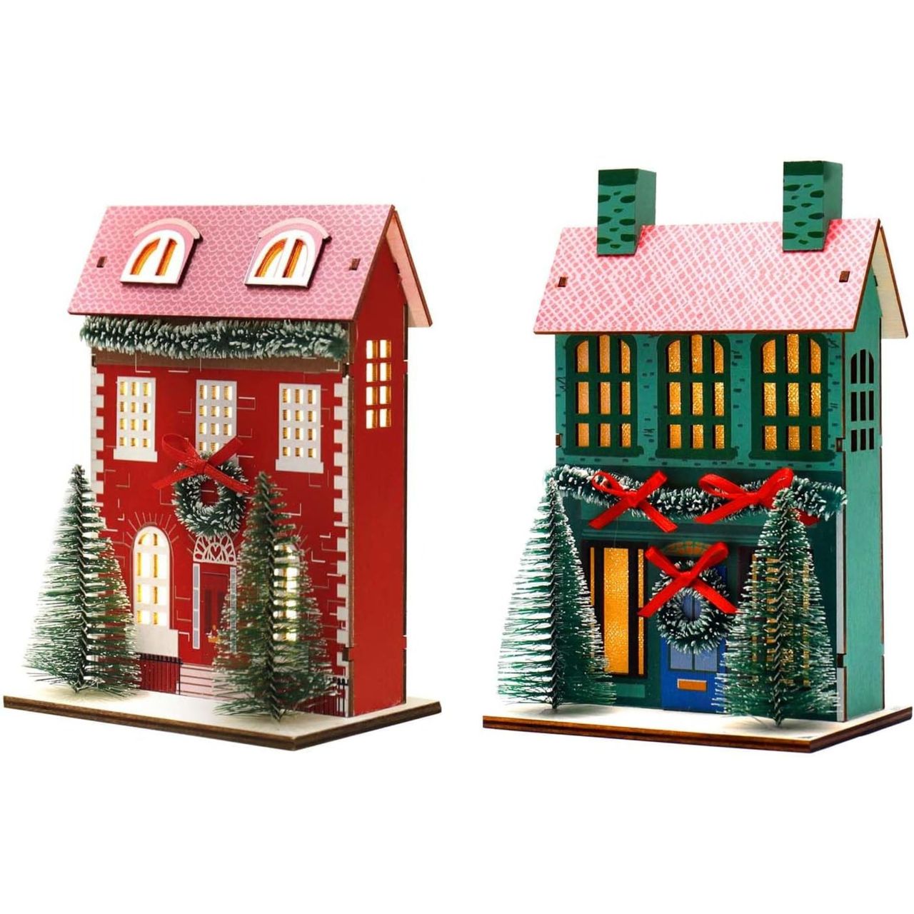 Why I think you need some putz houses to decorate with this Christmas ...
