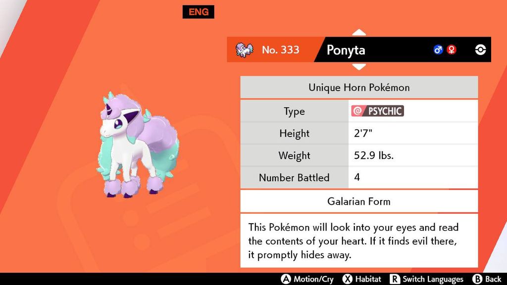 How to get Galarian Ponyta in Pokemon Shield, and evolve it into ...