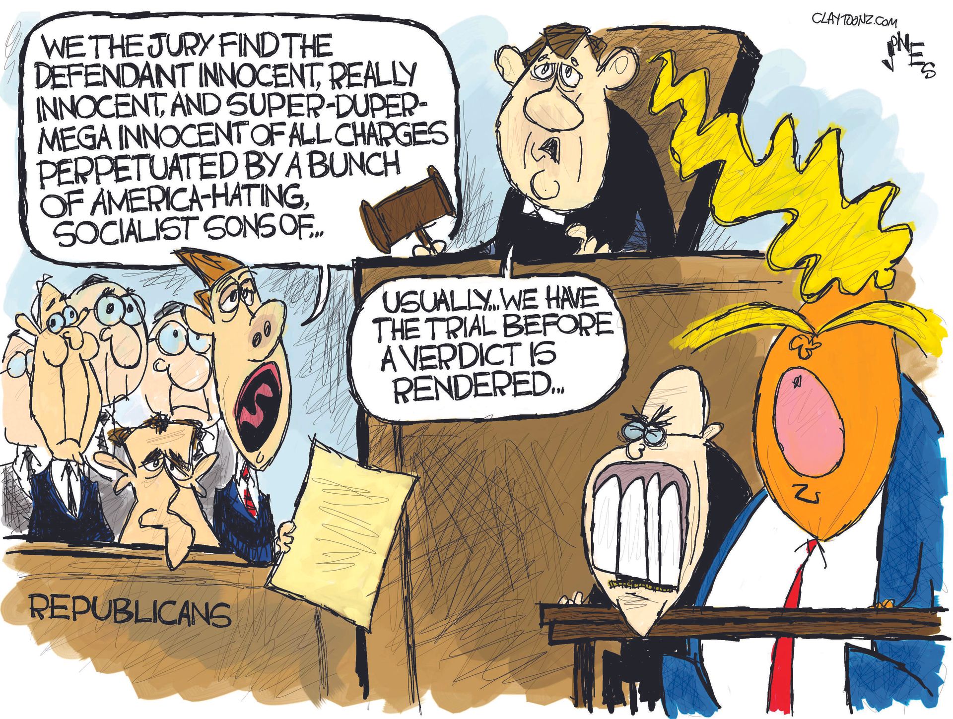 7 brutally funny cartoons about Trump's Senate impeachment trial | The Week