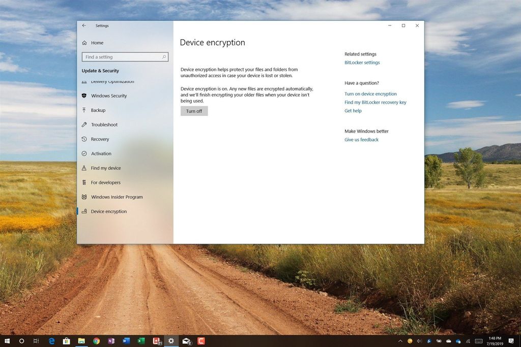 How to enable device encryption on Windows 10 Home | Windows Central