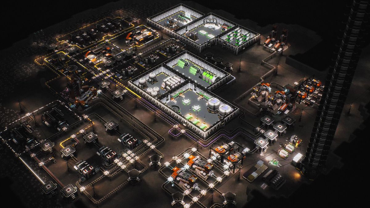 This combo of Surviving Mars with factory building has you automate and ...