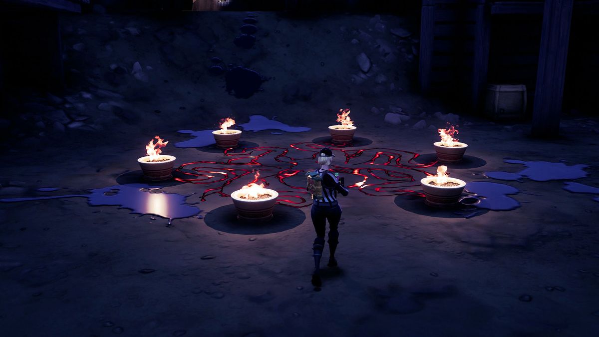 How to help defeat Fortnite Inkquisitor at Grim Gables | GamesRadar+