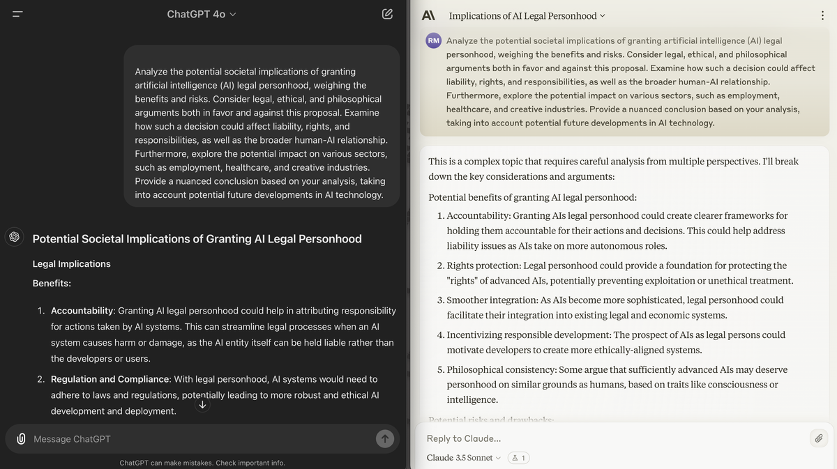 ChatGPT-4o vs Claude 3.5 Sonnet — which AI chatbot wins? | Tom's Guide