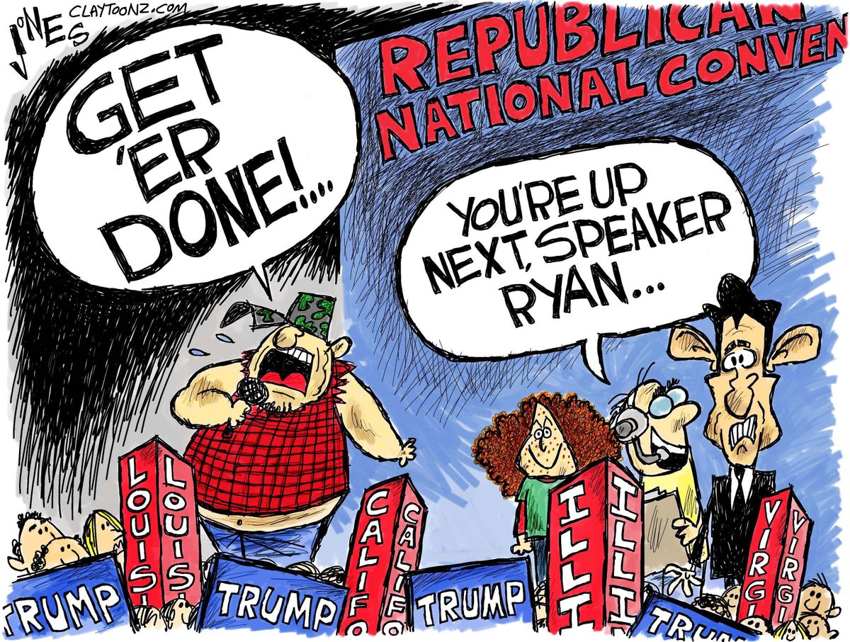 Political cartoon U.S. Paul Ryan GOP convention | The Week