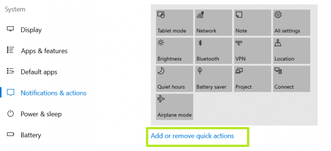 How To Customize The Action Center In Windows 10 Laptop Mag
