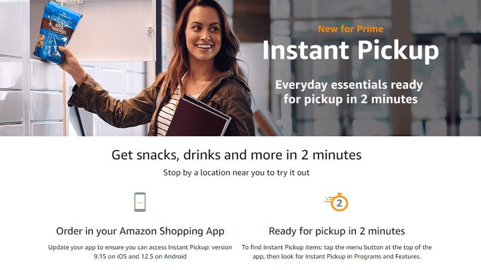 Amazon's Instant Pickup lets shoppers take home their orders in minutes ...