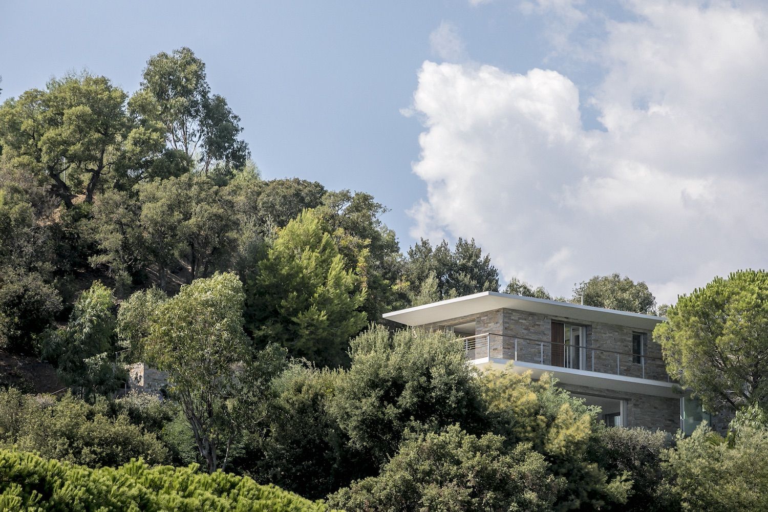 Explore a striking modern home in Provence with Mediterranean views