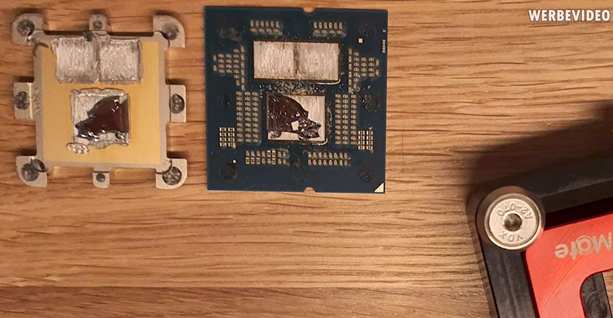 Delidded AMD Ryzen 9 9950X3D runs 23 degrees cooler | Tom's Hardware