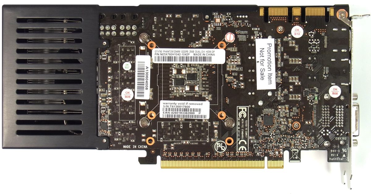 Gainward GTX 760 OC Phantom - GeForce GTX 760 Review: GK104 Shows Up ...