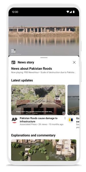 YouTube gives news stories a boost with a new watch experience ...