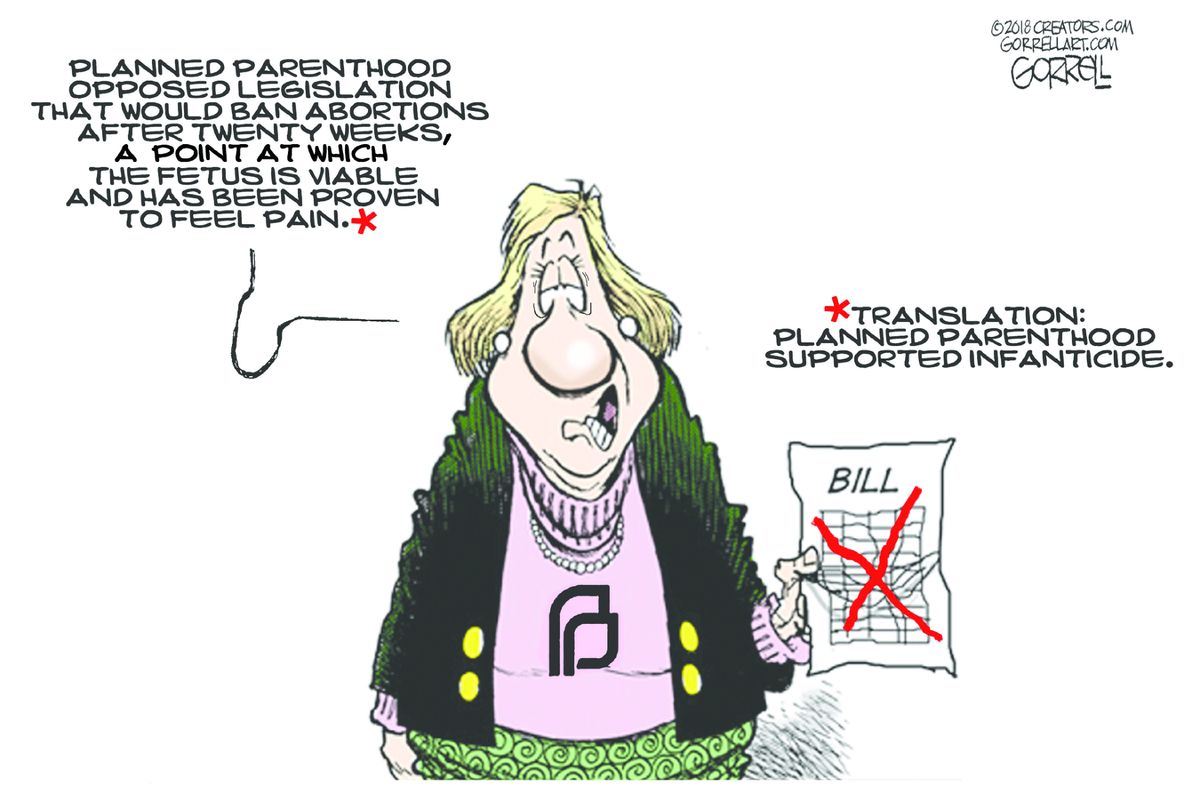 Political Cartoon U S Planned Parenthood Abortion The Week