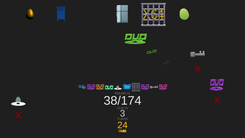 The bouncing DVD logo screensaver is a Balatro now | PC Gamer