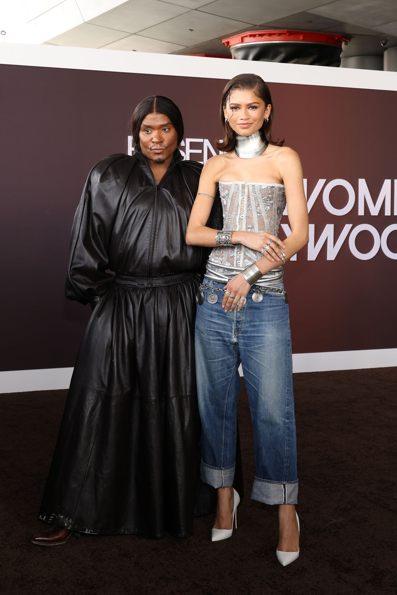 Zendaya Pairs a Lace Corset Top With Jeans for Another Red Carpet ...