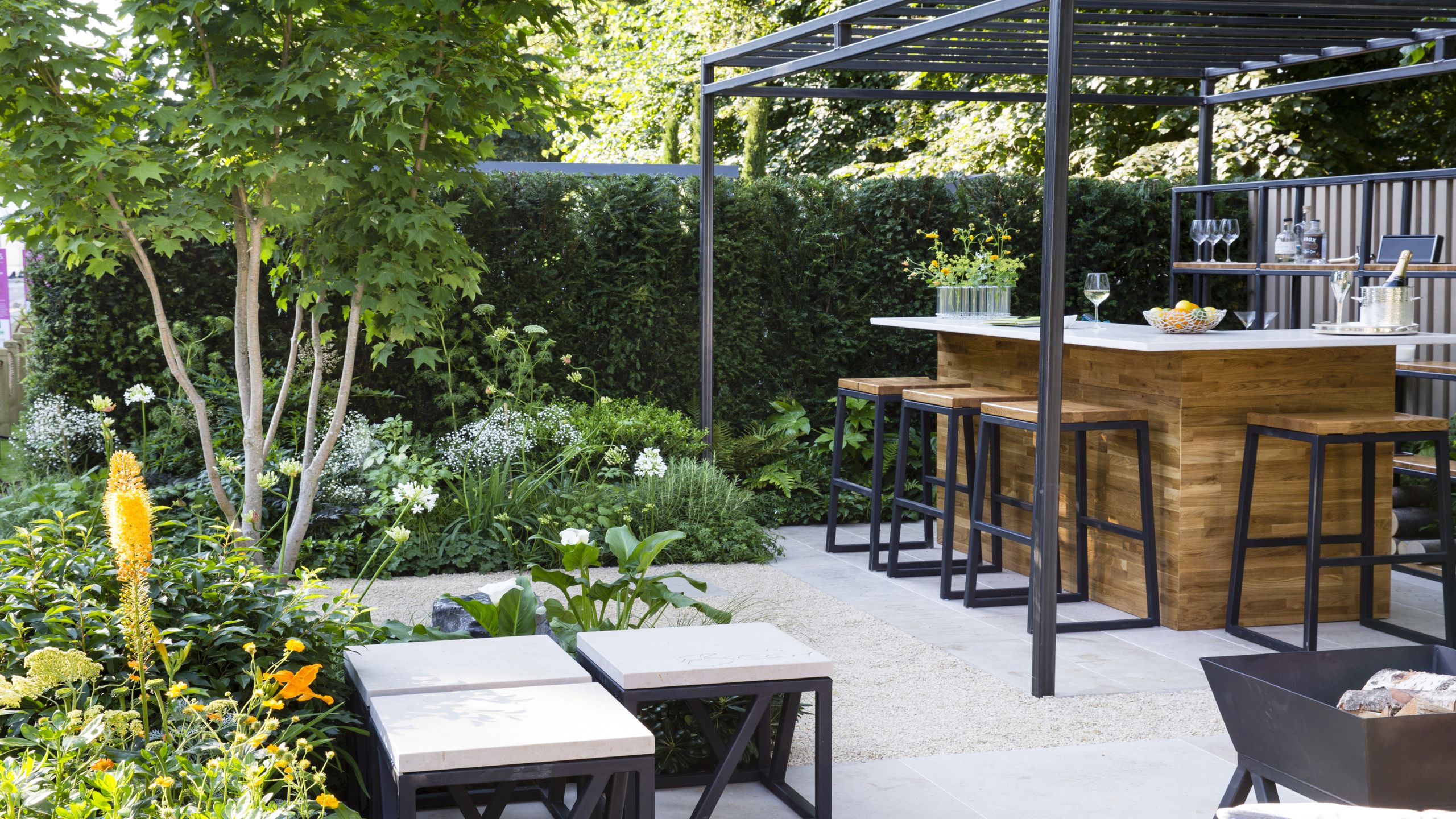 Ideas de bar en el jardín perfectas para entretenimiento al aire libre ...