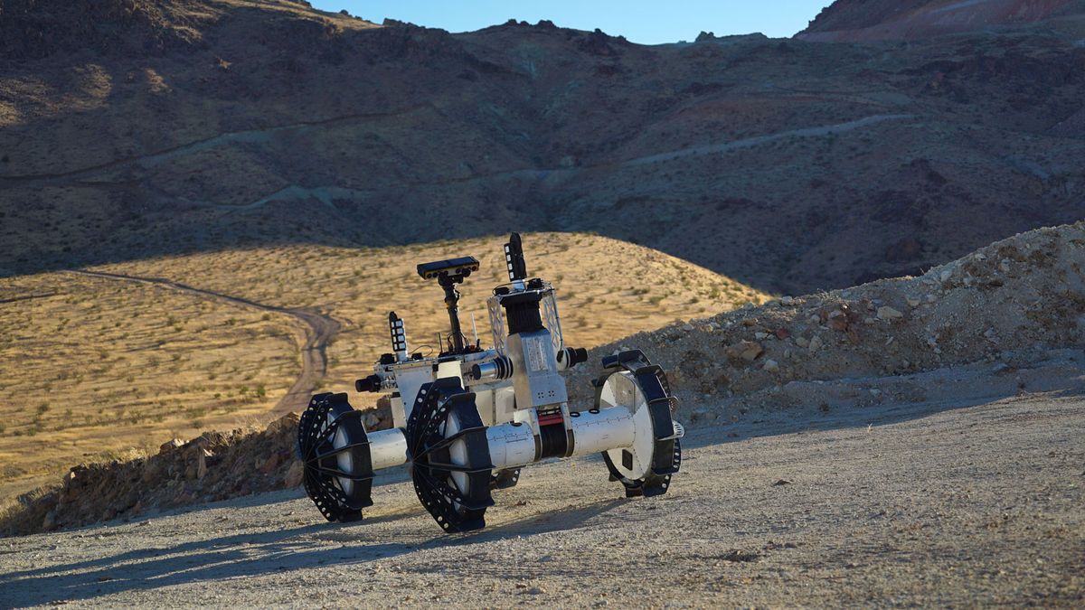 This transforming NASA rover can go places others could only dream of ...