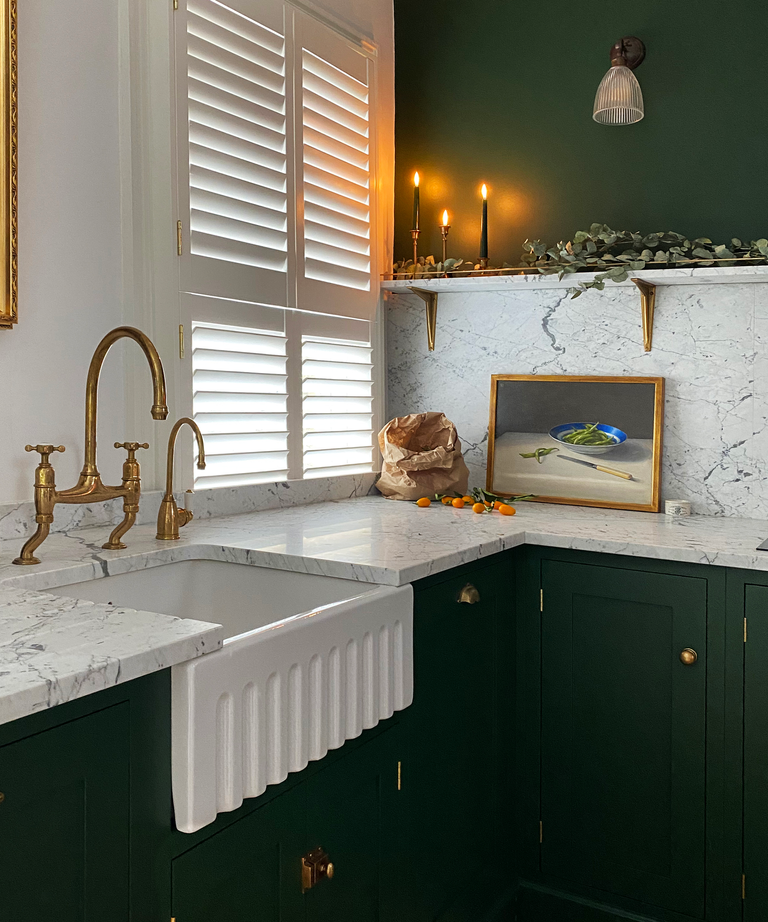 This small green kitchen makeover proves you don't need a lot of space ...