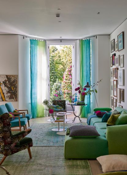 Tricia Guild's home is a riot of cool colour | Livingetc