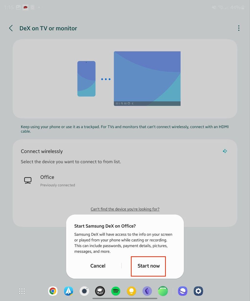 How to use Samsung DeX on the Galaxy Z Fold 4 | Android Central