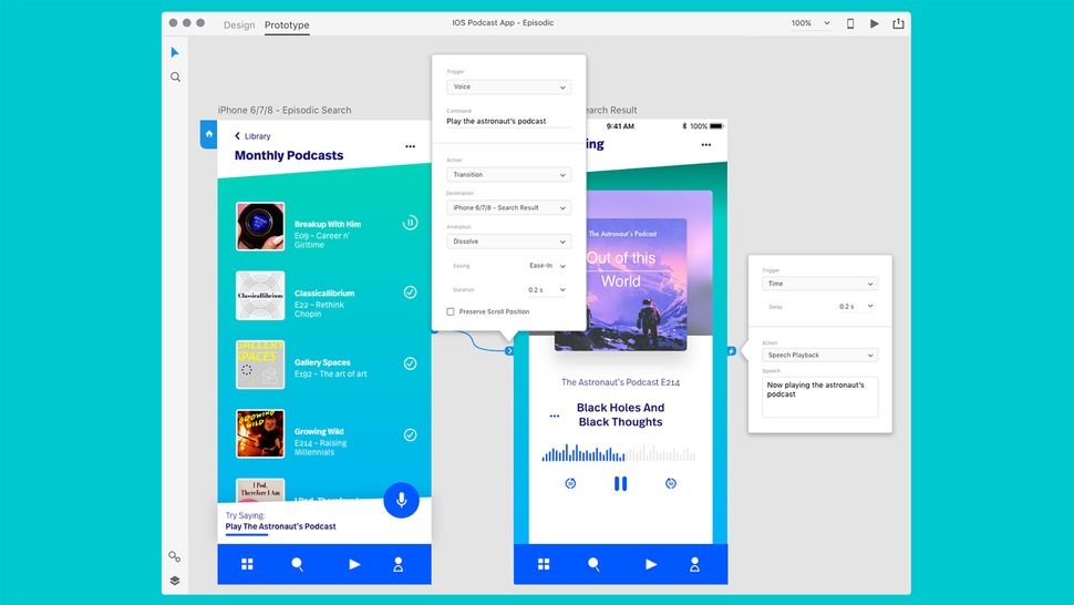 Voice prototyping added to Adobe XD | Creative Bloq