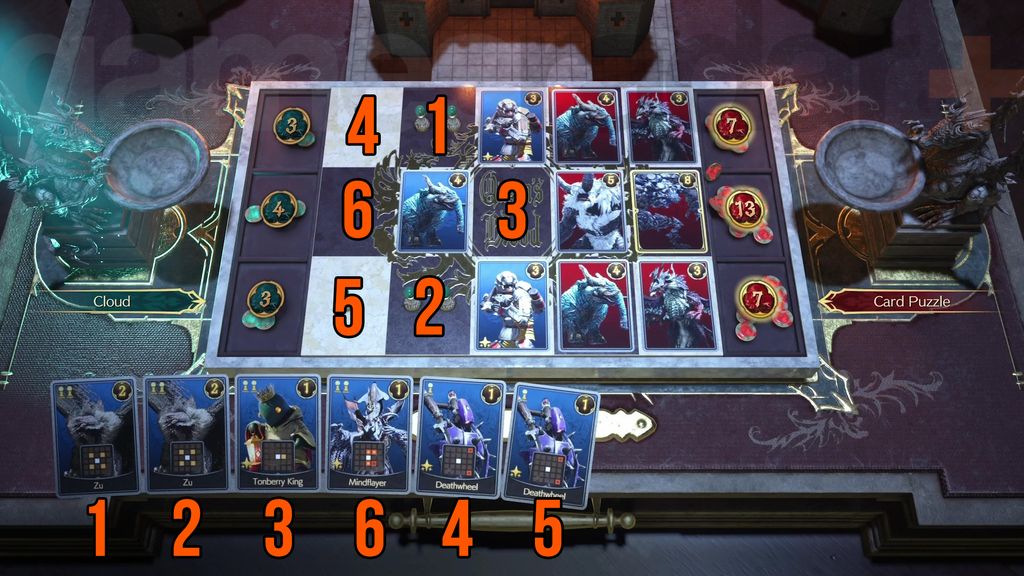 Final Fantasy 7 Rebirth Card Carnival puzzle solutions | GamesRadar+