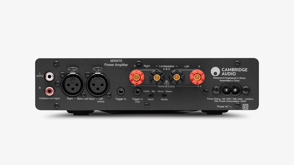 Cambridge Audio's compact MXW70 power amplifier is the perfect partner ...