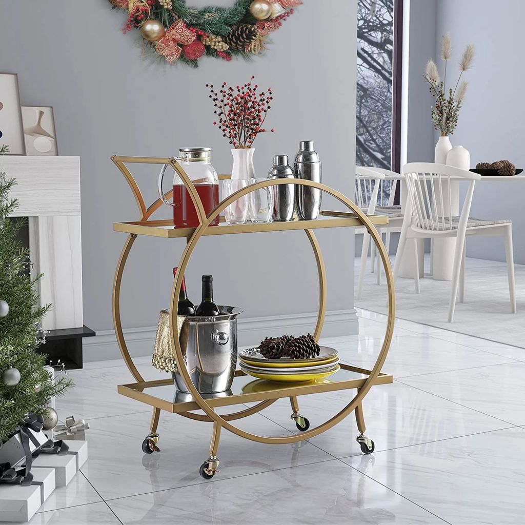 Best bar carts: 9 fancy options for smaller spaces or larger liquor ...