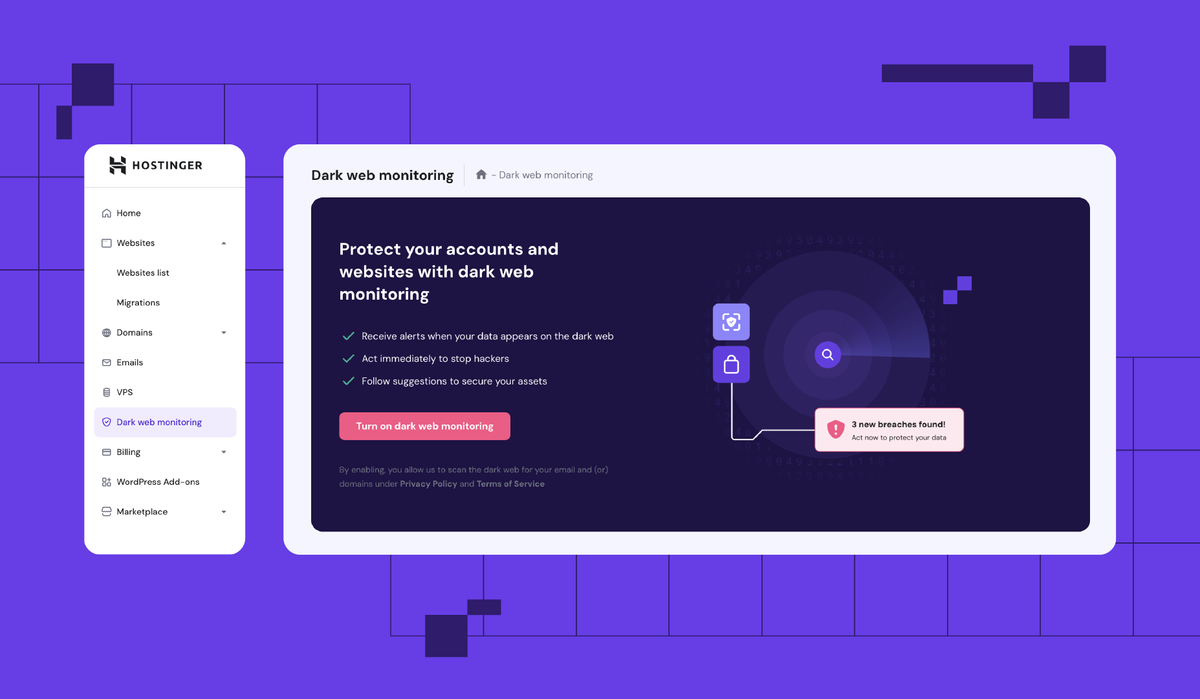 Hostinger integrates dark web scanning into hPanel | TechRadar