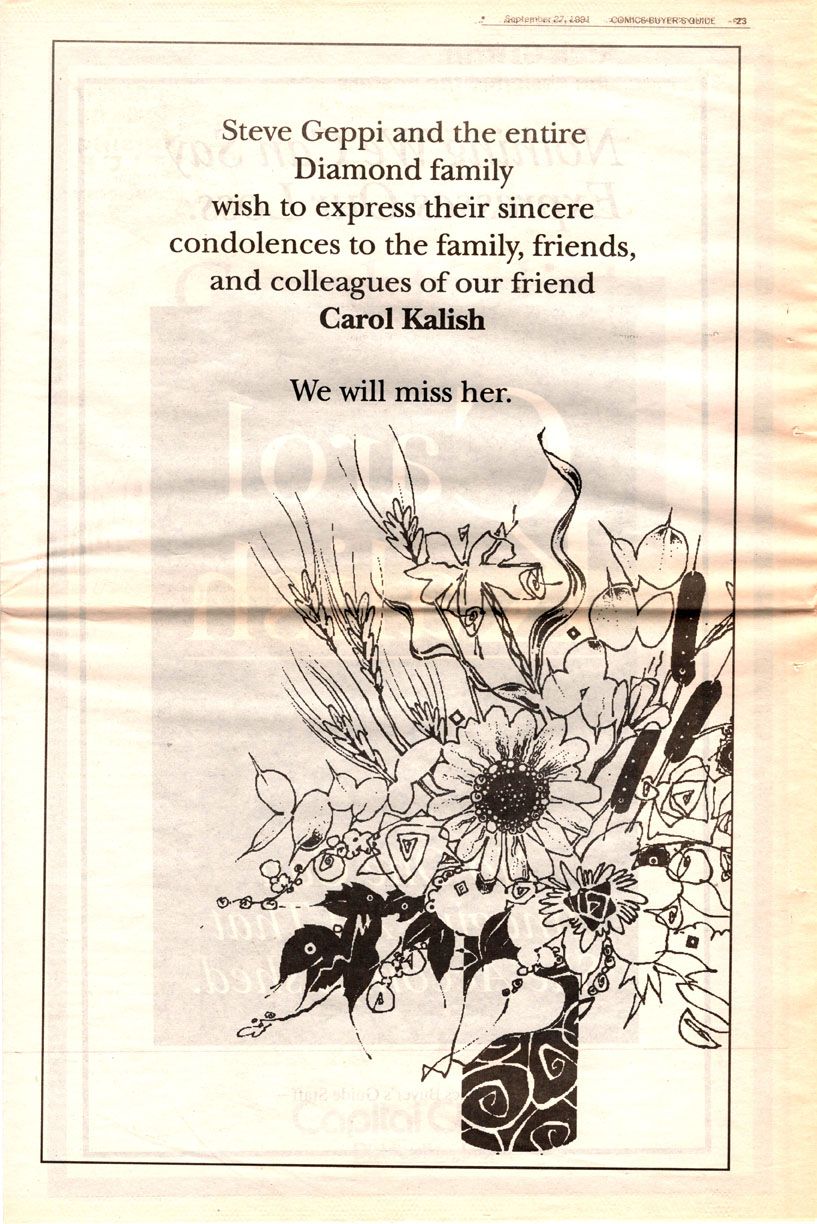 An oral history of Carol Kalish: the most important comic book figure ...