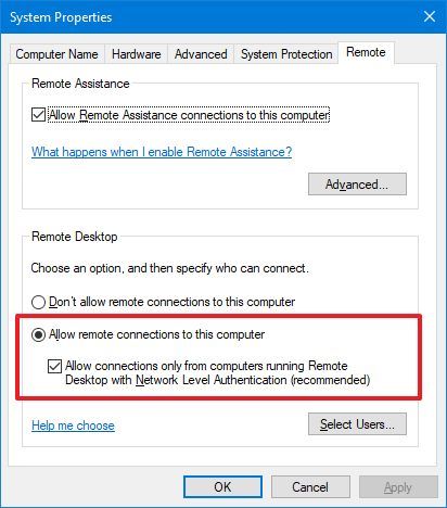 How to use Remote Desktop app to connect to a PC on Windows 10 ...