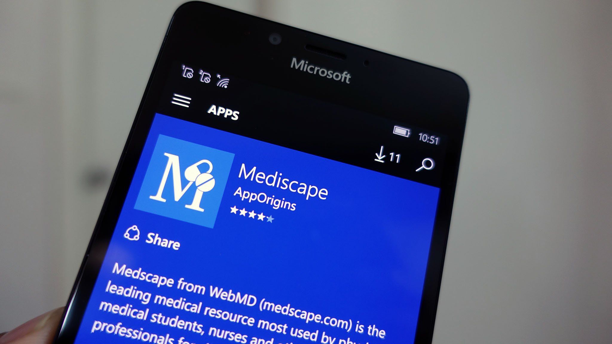 Mediscape is a universal Windows 10 app that lets you access WebMD's ...