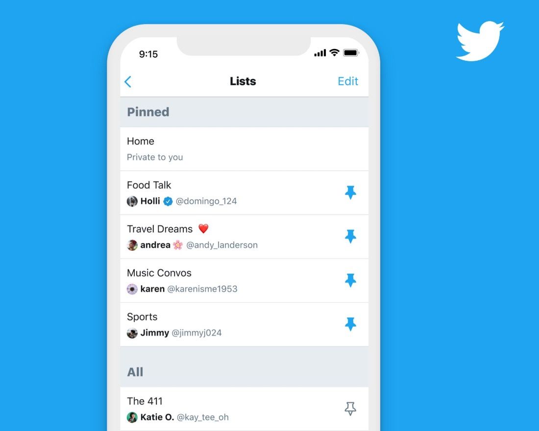 Twitter rolls out new pinned list feature for iOS | iMore