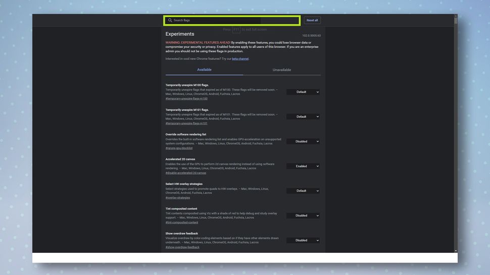 How to set Chrome flags | Tom's Guide
