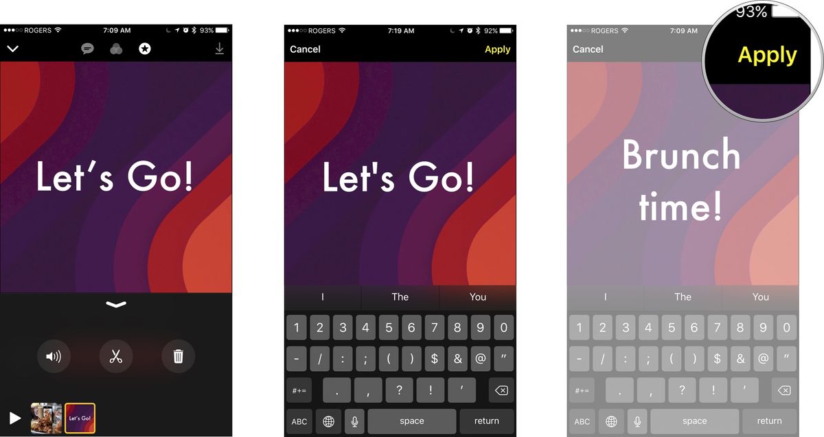 How to add and edit Title Cards in the Clips app | iMore