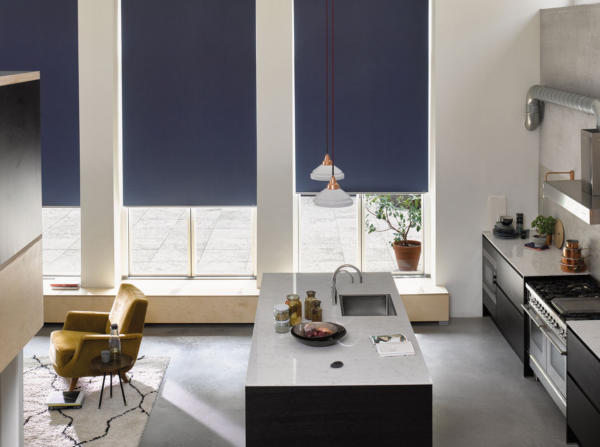 14 kitchen blind ideas – the best shades to style your kitchen windows ...