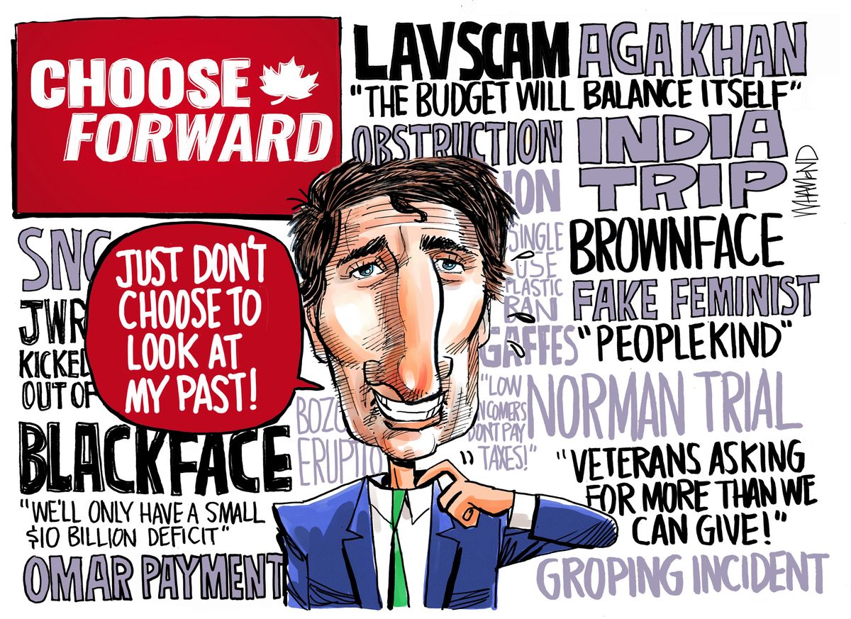 Political Cartoon U.S. Justin Trudeau brownface scandal | The Week Political Cartoon U.S. Justin Trudeau brownface scandal | The Week