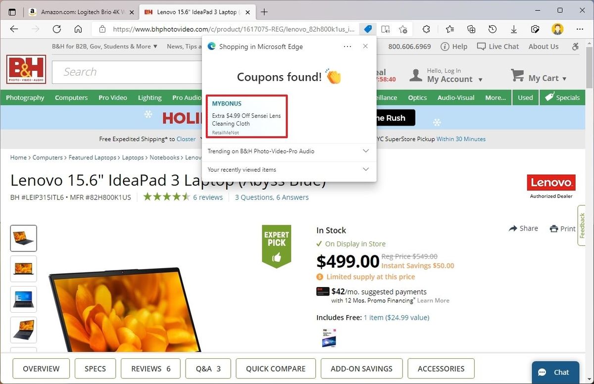 How to save time and money with Microsoft Edge on Black Friday 2021 ...