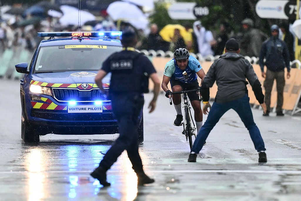 Tour de France security take down another stage finish infiltrator in ...