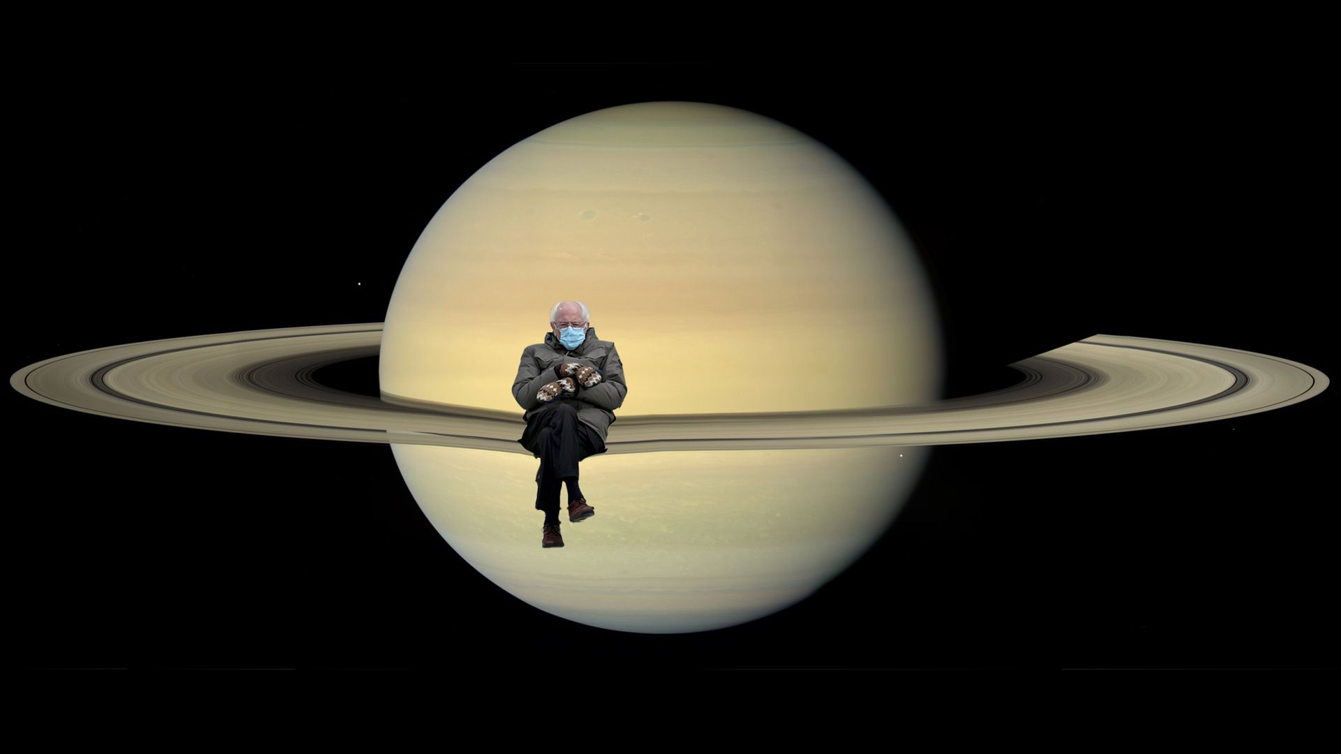 Bernie Sanders in space! These inauguration mitten memes are out of ...