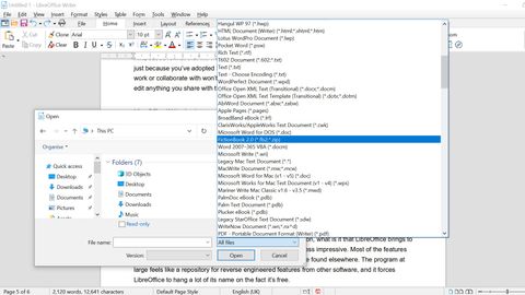 LibreOffice Writer review | Laptop Mag
